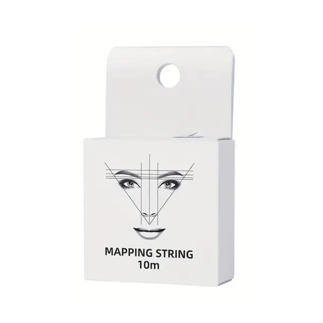 Pre-Inked White Brow Mapping String - 10m | LashJoy